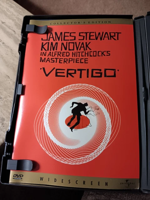 VERTIGO (DVD, 1998) Collector's Edition Widescreen 1958 Alfred ...