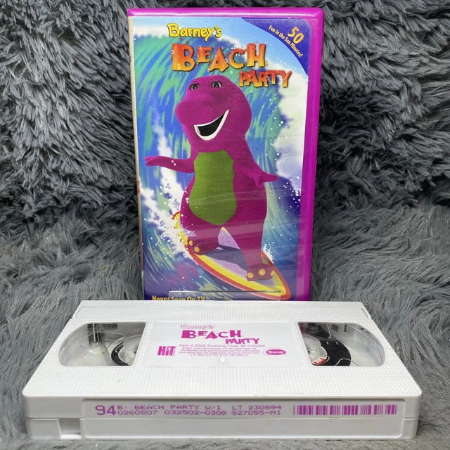 BARNEY’S BEACH PARTY VHS Tape 2001 In Clamshell Case Never Seen On TV ...