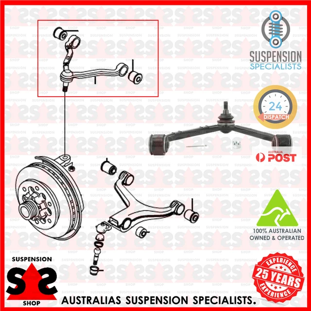 FRONT AXLE LEFT Control/Trailing Arm, Wheel Suspension Suit SSANGYONG Rexton / EUR 125,44 ...