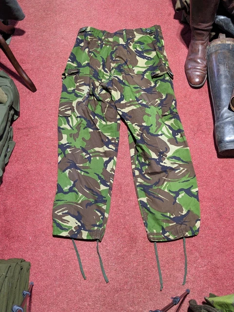 BRITISH ARMY 90'S S95 Woodland DPM Camouflage Lightweight Cargo Combat ...