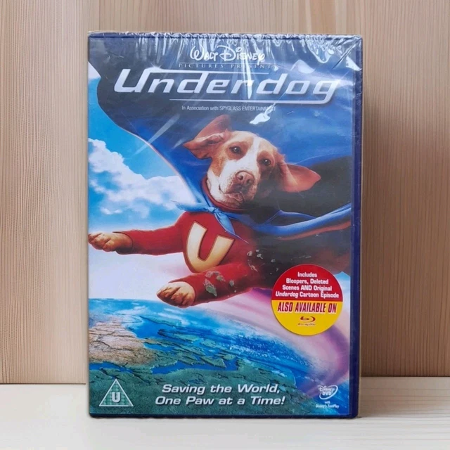 UNDERDOG DVD - Walt Disney 2007 Dog Superhero Comedy Adventure Movie £3 ...