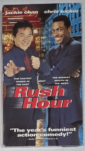 RUSH HOUR VHS Tape Jackie Chan & Chris Tucker Vintage Action/Comedy ...