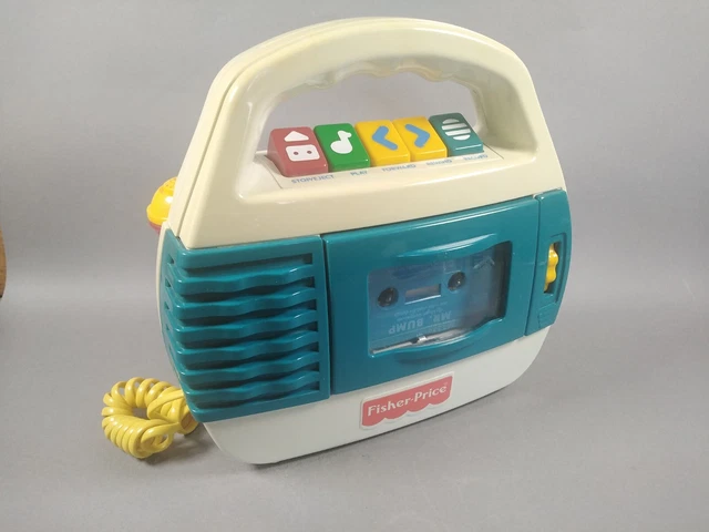 FISHER PRICE VINTAGE Retro Tape Cassette Player With Microphone /Record ...