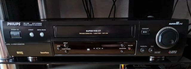 PHILIPS VR 1100 Matchline S-VHS HiFi Stereo VTR £128.48 - PicClick UK