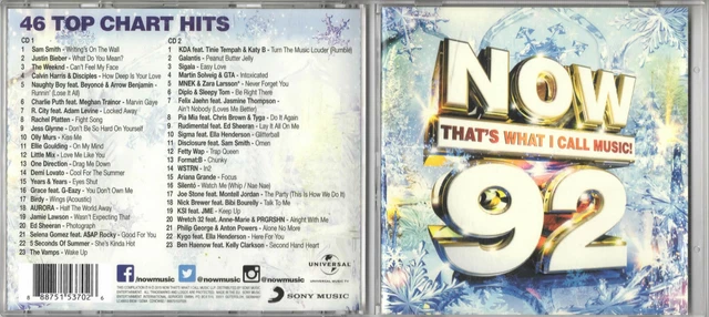 NOW THAT'S WHAT I CALL MUSIC 92 - 2 x CD Album (2015) *FREE UK POSTAGE ...