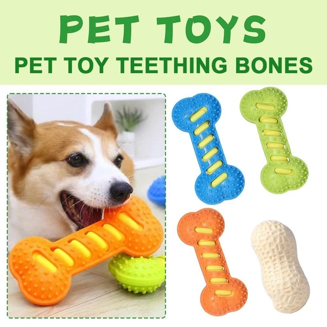 PET TOY TEETHING Bone Interactive Sticks Puppy Chewing Stick Teeth Toy ...