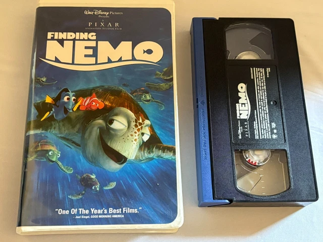 FINDING NEMO VHS 2003 Disney Pixar Video Tape Original VTG Clamshell ...