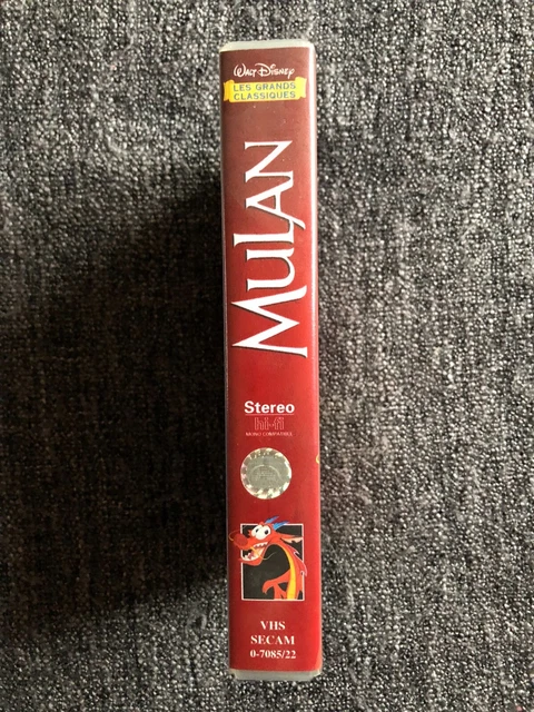 MULAN - CASSETTE VHS SECAM - DISNEY LES GRANDS CLASSIQUES EUR 1,00 ...
