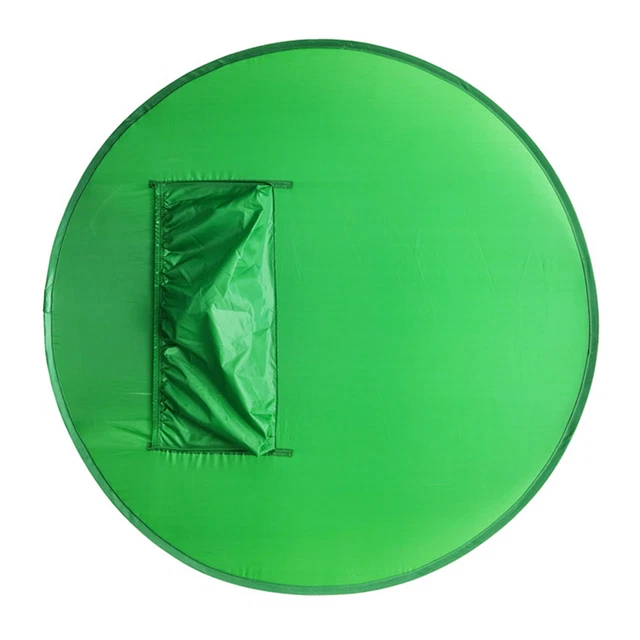 142CM ROUND GREEN Screen Backdrop Portable Green Screen Chair ...