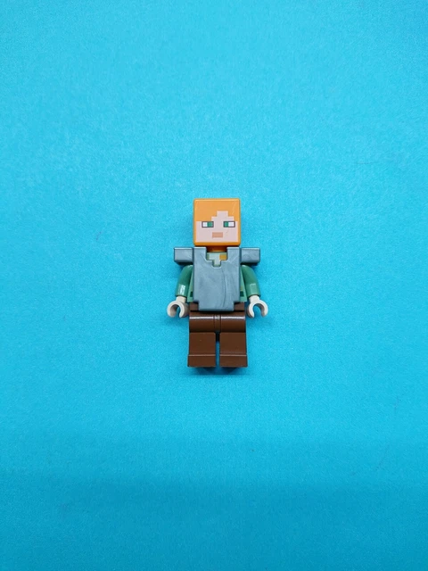 LEGO MINECRAFT MINIFIGURE Alex - Flat Silver Armor 21133! $4.95 - PicClick