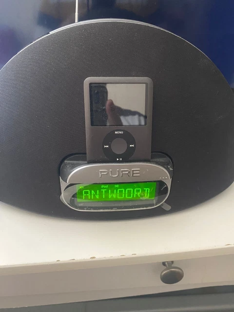 PURE CONTOUR 100DI DAB/FM Stereo Digital Radio iPod Docking Speaker *NO ...
