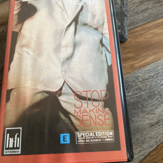 VHS VIDEO KASSETTE - Talking Heads - Stop Making Sense EUR 7,99 ...
