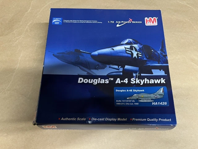 HOBBY MASTER A-4E Skyhawk 1:72 VMA-211 Wake Island Avengers, CF20 ...