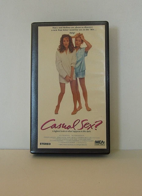 Casual Sex Vhs Lea Thompson Victoria Jackson 1988 Clam Shell Case 12