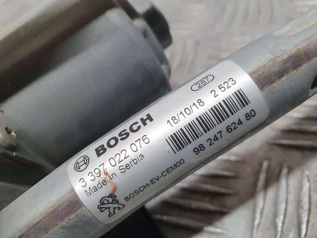9824762480 MOTEUR ESSUIE-GLACE av pour DS 7 CROSSBACK 1.6 3397022076 ...