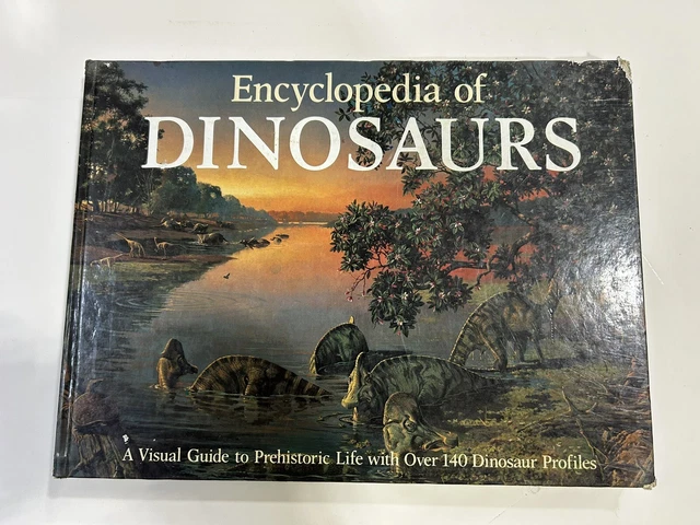 VINTAGE 1990 &ENCYCLOPEDIA of Dinosaurs" A Visual Guide to Prehistoric ...