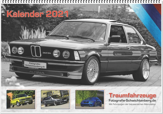BMW KALENDER 2021 - BMW Calendar 2021 - BMW Wandkalender - BMW ...
