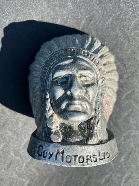 GUY ARAB INDIAN Chief Radiator Engine Bus Coach Truck Lorry Badge ...
