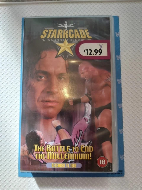 WCW STARRCADE 2000 Wrestling Vhs Video Tape Pal Wwe Hasbro Silver ...