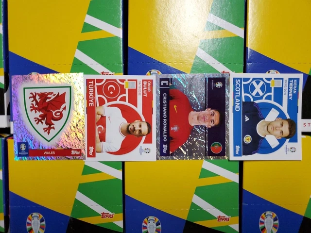 2024 TOPPS UEFA Euro Cup Germany Stickers (POR-WAL) - YOU PICK FROM ...