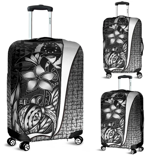 POHNPEI MICRONESIAN LUGGAGE Covers White - Turtle With Hook $27.35 ...