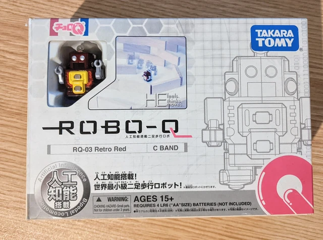 TAKARA TOMY ROBO-Q RQ-03 Retro Red C Band Japanese Micro Robot SPARES ...