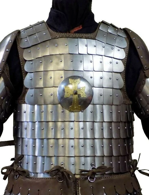 MEDIEVAL KNIGHT BREASTPLATE Scale Armor Steel Lamellar Armour £409.64 ...