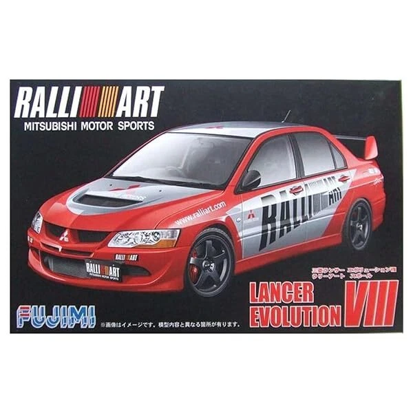 FUJIMI ID148 MITSUBISHI Ralliart Lancer Evolution VIII Plastic Model ...
