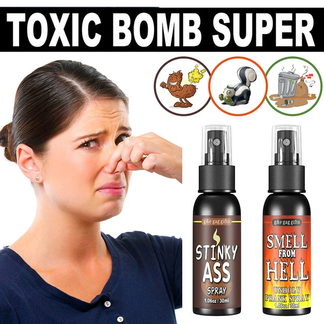 LIQUID FART GAG Streich Witz Stinky Spray Stink Bomb Stinky Gas Shit ...