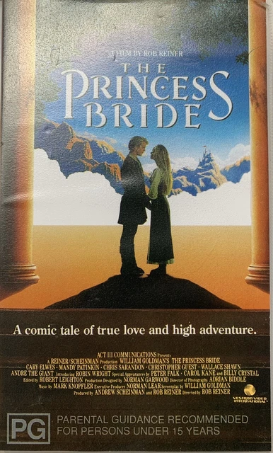 THE PRINCESS BRIDE A Comic Tale Of True Love And High Adventure VHS ...