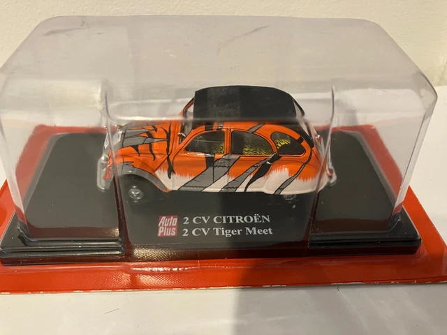 1/43 CITROEN 2CV Tiger Meet Auto Plus N°100 comme neuf sous Blister d ...