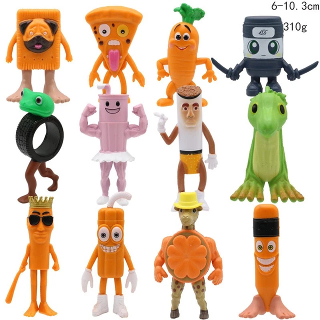 ITALIAN BRAINROT ACTION Figure Tung Tung Tung Sahur Cake Topper Model ...