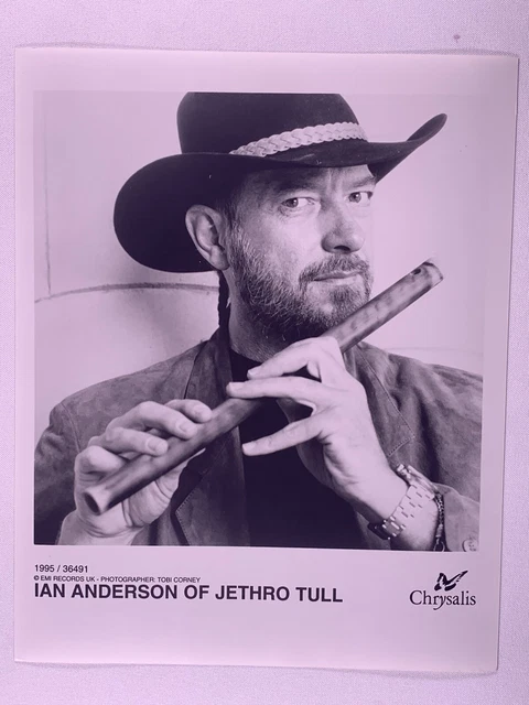 JETHRO TULL IAN Anderson Photo Vintage Official Chrysalis Promo 1995 ...