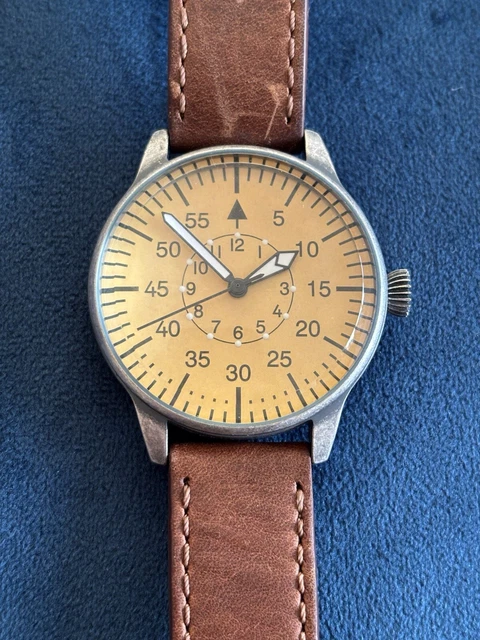 LUFTWAFFE PILOT WATCH - WW2 German ME 109 Military Wristwatch with ...