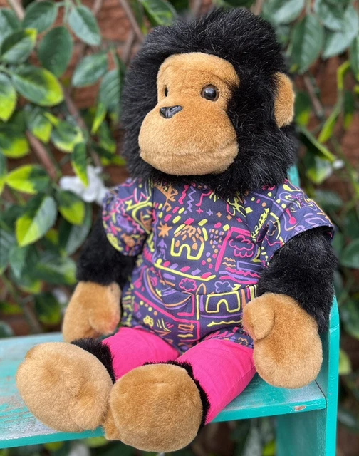 PG TIPS MONKEY/ CHIMP SAMANTHA TIPPS -Plush Toy 16" 80s/90s UNPLAYED ...