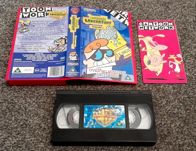 DEXTER'S LABORATORY VOLUME 1 Cartoon Network Pal Vhs Video Kids ...