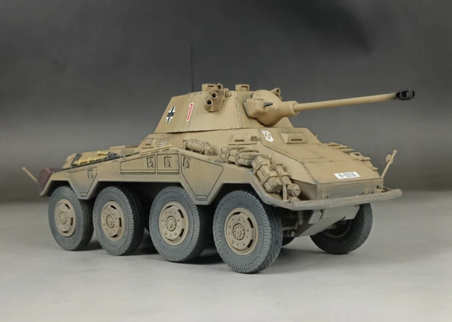 1/35 BUILT WWII German Sd.Kfz 234/2 PUMA 8 Rad Heavy Armoured Car Model ...