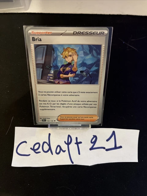 CARTE POKEMON BRIA 132/142 Basique EV07 Couronne Stellaire SCR FR NEUF ...