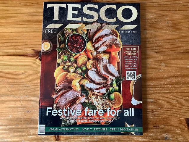 TESCO MAGAZINE DECEMBER 2022 Issue Festive Fare For All Recipes Craft ...