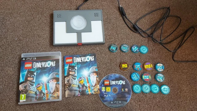 LEGO DIMENSIONS PS3 Starter Pack 71170 Etichette/Portale/Gioco & 7 ...