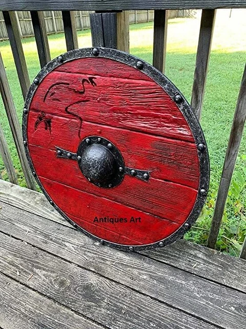 Medieval Ragnar Lothbrok Authentic Battleworn Viking Shield Eur 150 58