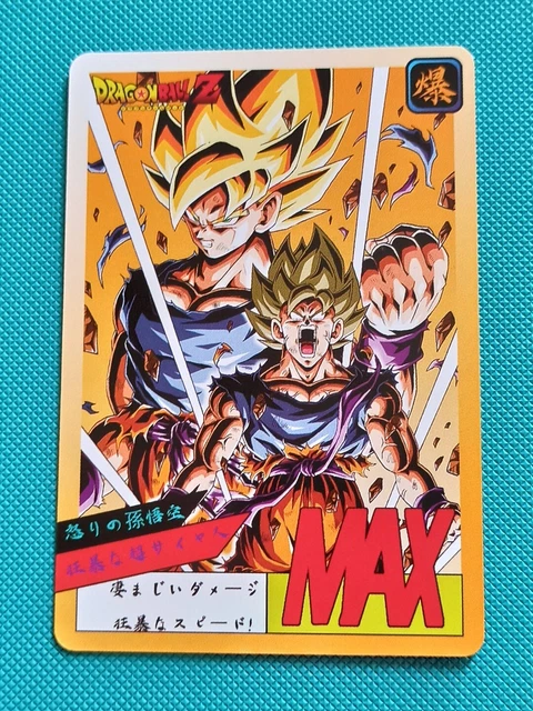 GOKU SSJ SAIYAN Dragon Ball Z Dbz Carte Card Regular No Prism Holo ...
