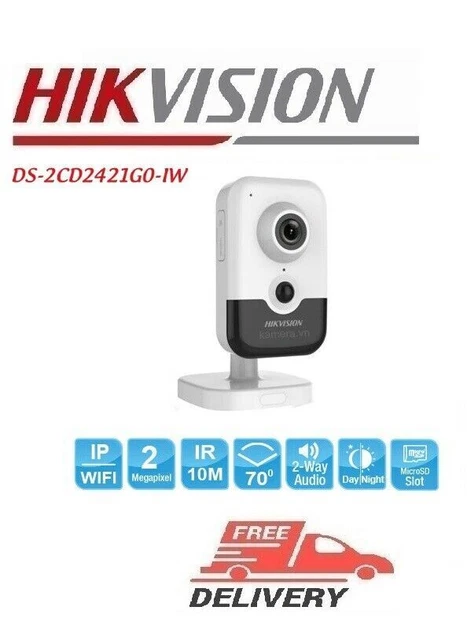 HIKVISION CUBE CAMERA DS-2CD2421G0-IW F2.0 module Wi-Fi intégré ...