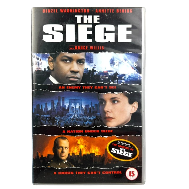 THE SIEGE VIDEO VHS Film Action Movie Film Cert 15 1998 £17.99 ...