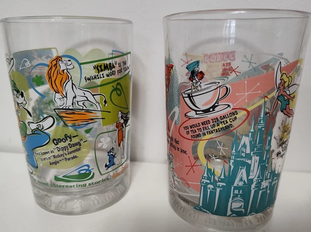 MCDONALD’S WALT DISNEY World 100 Years Of Magic - Collector Glasses (2 ...