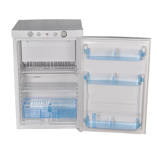 PORTABLE GAS FRIDGE 3.5 Cuft Propane Refrigerator Freezer White Caravan ...