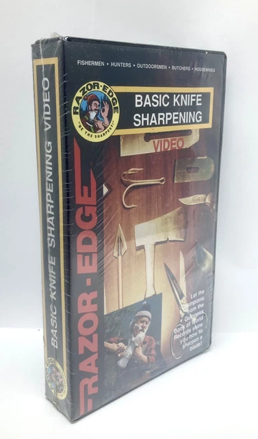 RAZOR EDGE BASIC Knife Sharpening Video - Instructional VHS TAPE, NEW ...