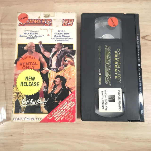 WWF SUMMERSLAM '89 Coliseum Video VHS Hulk Hogan Brutus Beefcake Zeus ...