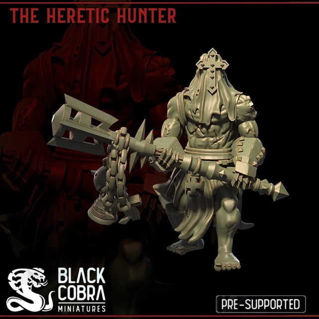 TRENCH CRUSADE HERETIC Hunter miniature 32mm Scale Trench Pilgrim Alt ...