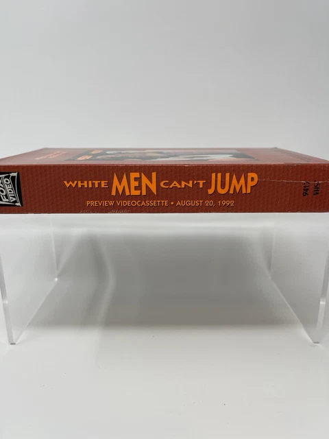 WHITE MEN CANT Jump (VHS, 1992) RARE PREVIEW TAPE August 20, 1992 fox ...